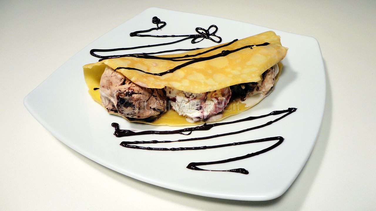 Crepes con il Gelato - Cucina per Te