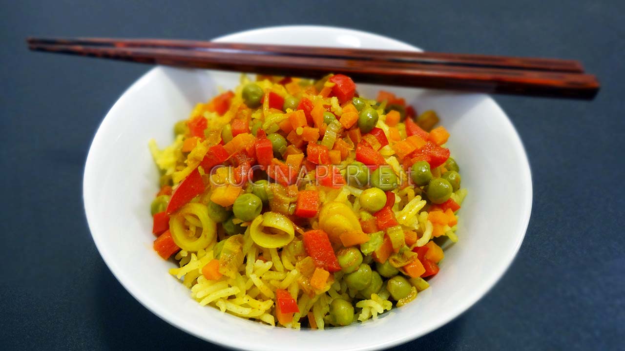Riso speziato con verdure - Cucina per Te