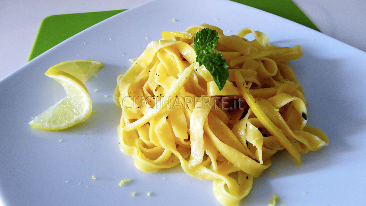 Fettuccine al Limone - Cucina per Te Fettuccine al Limone - Cucina per Te