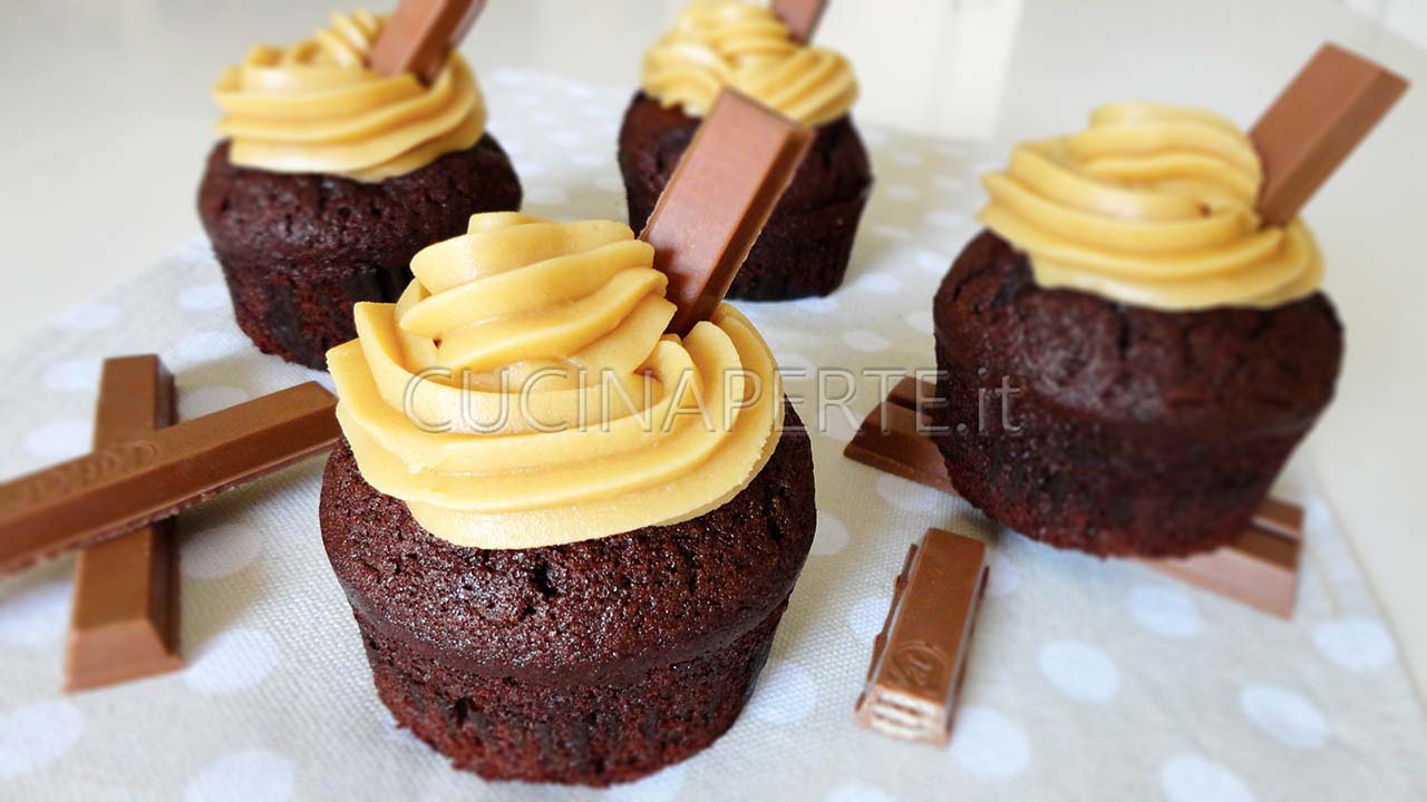 Kit Kat Cupcake - Cucina per Te
